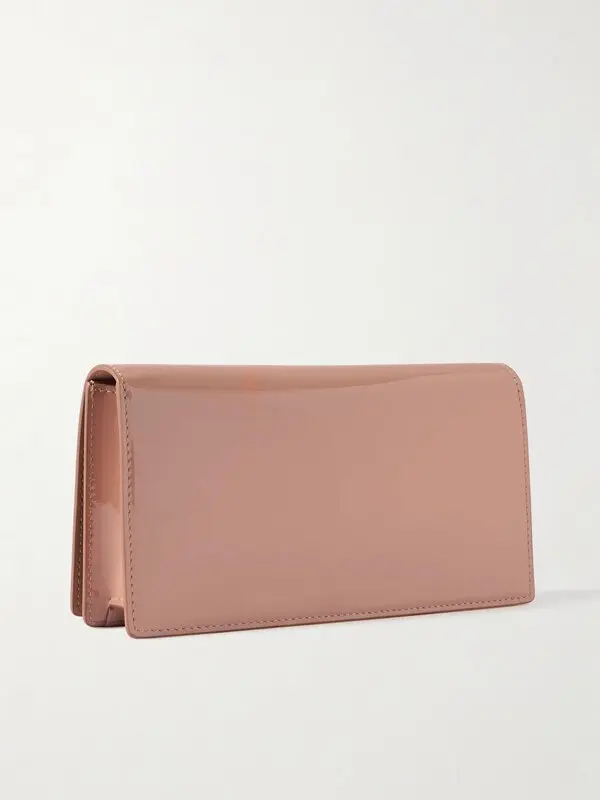 CHRISTIAN LOUBOUTIN Bettina Patent-leather Clutch - Pink