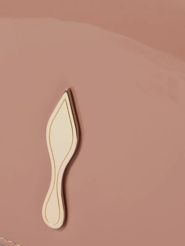 CHRISTIAN LOUBOUTIN Bettina Patent-leather Clutch - Pink