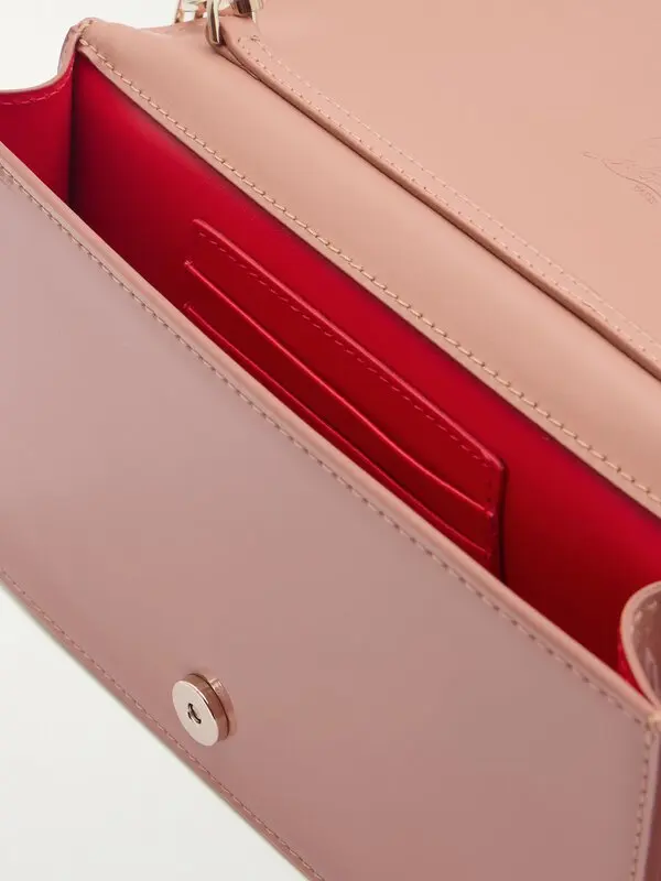 CHRISTIAN LOUBOUTIN Bettina Patent-leather Clutch - Pink
