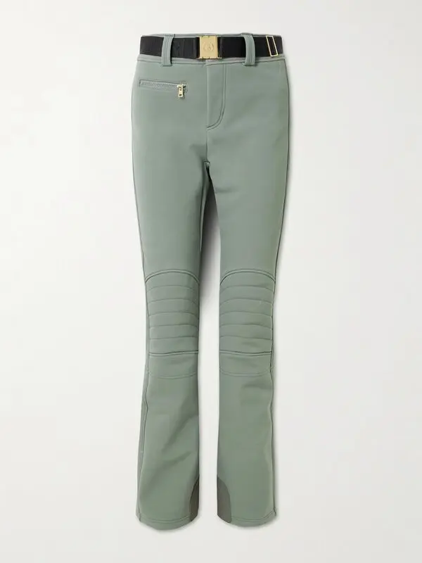 Bogner Madei Belted Stretch-shell Ski Pants - Green