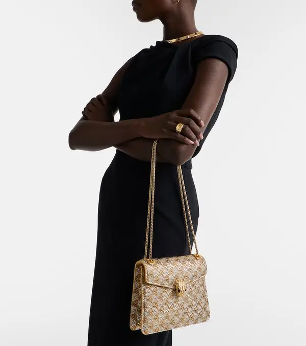 BVLGARI Serpenti Forever Embellished Crossbody Bag