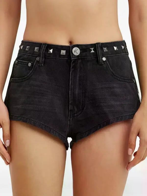 ONETEASPOON Studded Five-pocket Shorts