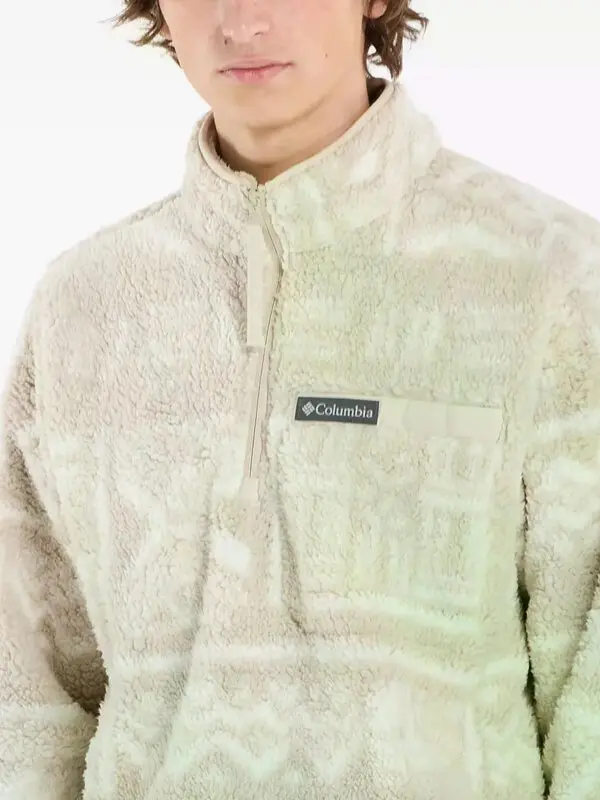 Columbia Half-zip Sweatshirt - Neutrals