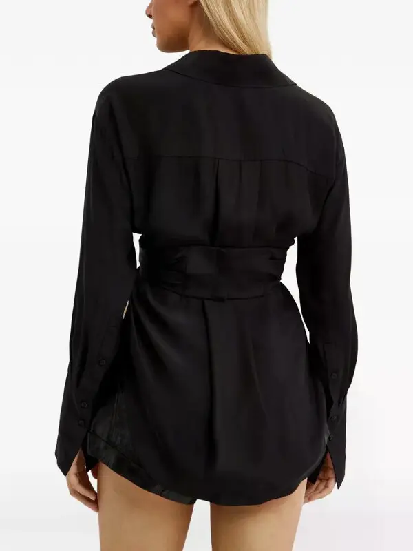 Gauge81 Wrap Shirt - Black