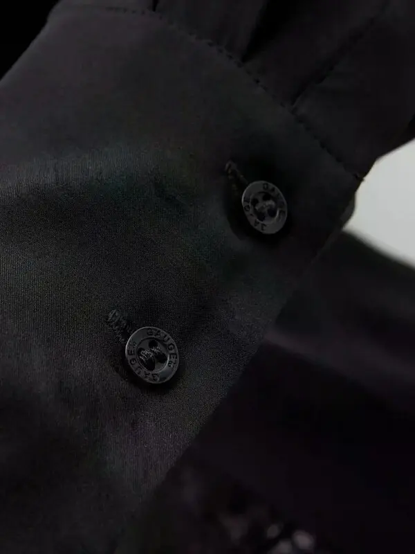 Gauge81 Wrap Shirt - Black