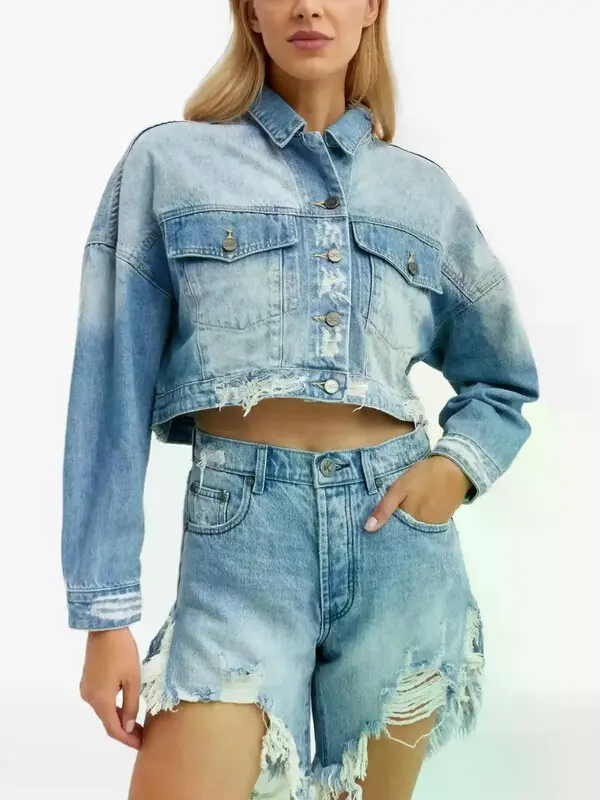 ONETEASPOON Embellished Denim Jacket