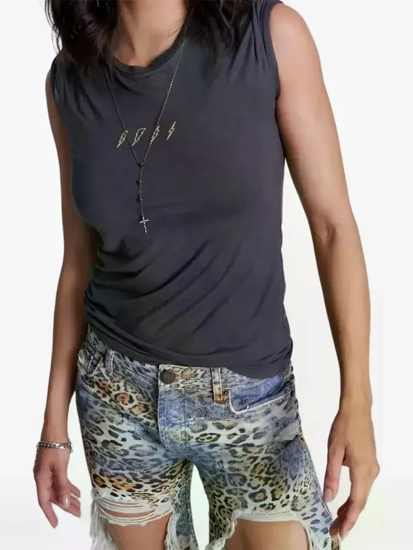 ONETEASPOON Lightning Print T-shirt