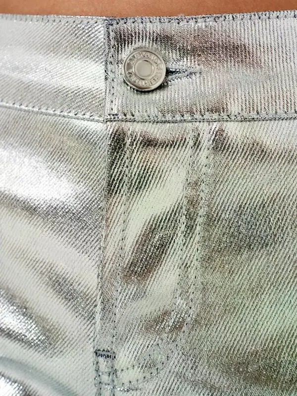 Alexandre Vauthier Metallic Finish Jeans