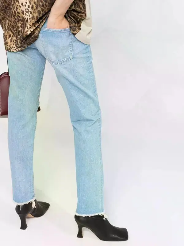 Junya Watanabe Distressed Skinny-cut Jeans