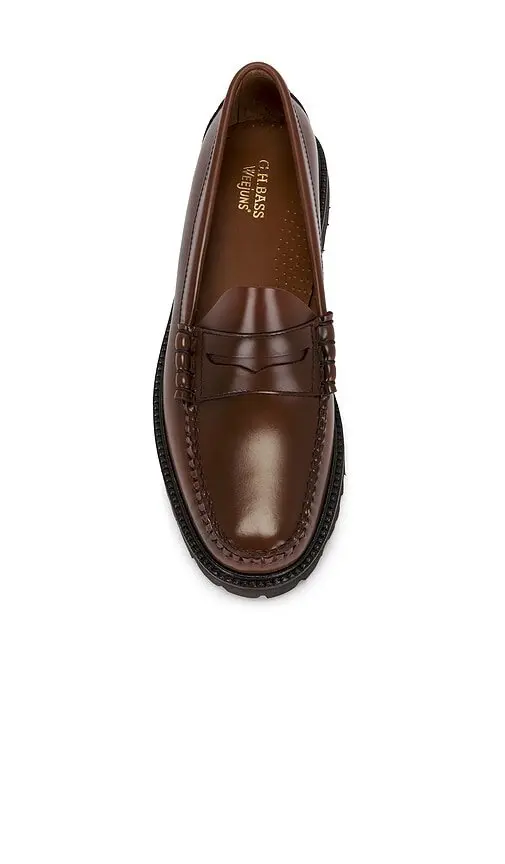 G.H.BASS Larson Lug Weejun Loafer In . Also - Brown