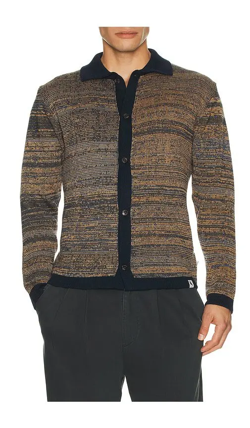 PEREGRINE Textured Knit Shirt With Collar