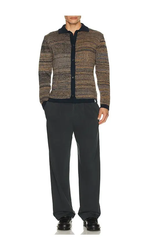 PEREGRINE Textured Knit Shirt With Collar