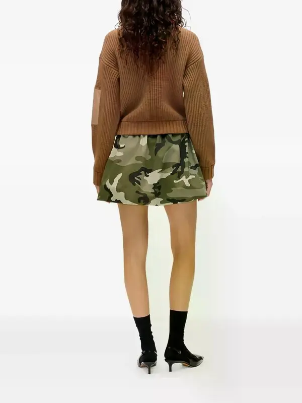 Baum Und Pferdgarten High-neck Half-zip Sweater With Patch Pockets
