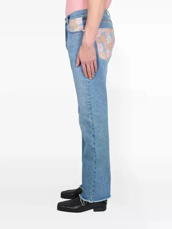 Séfr Floral Panel Jeans