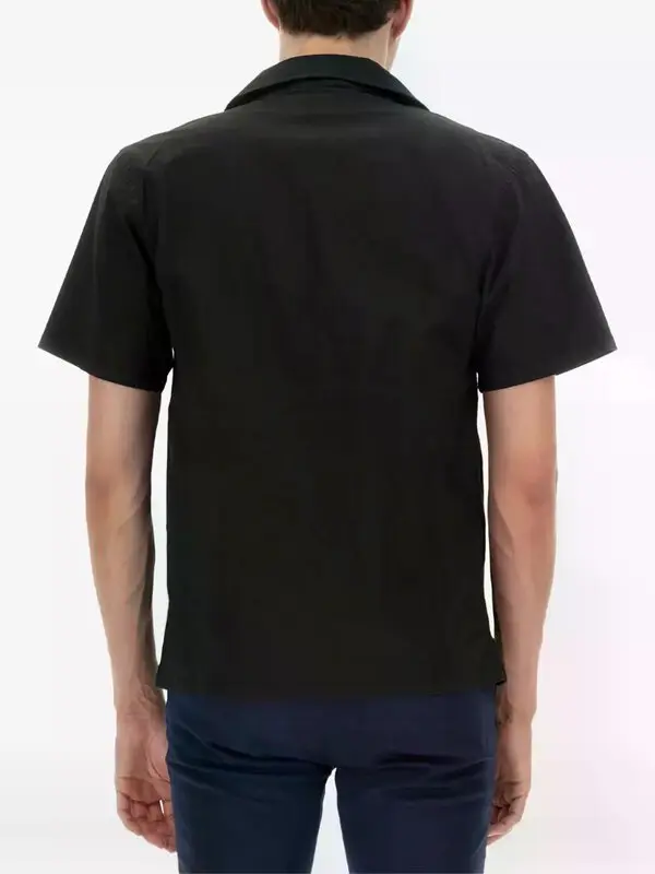 DEPARTMENT 5 Button-down Short-sleeve Logo-detail Shirt