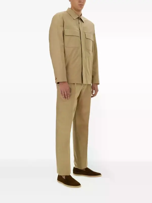 LARDINI Tailored Pleated Trousers