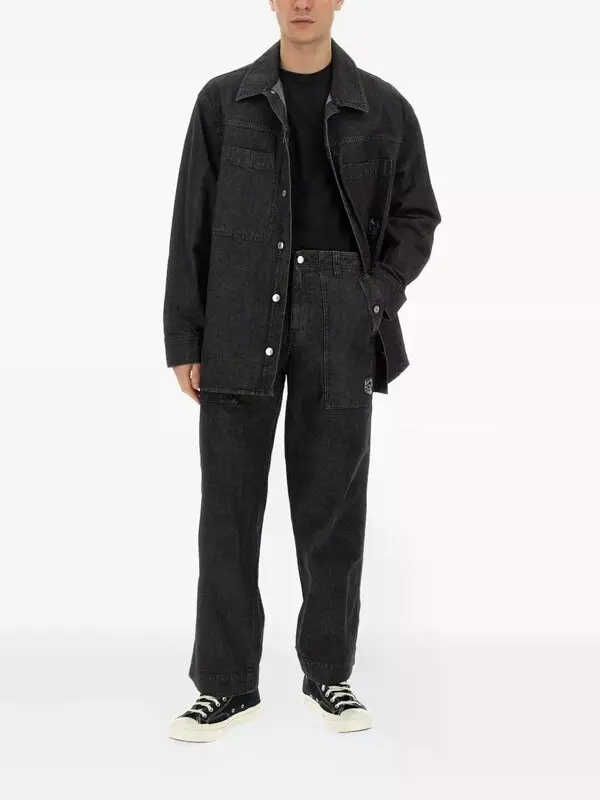 Maison Kitsuné Buttoned Pocket Jeans
