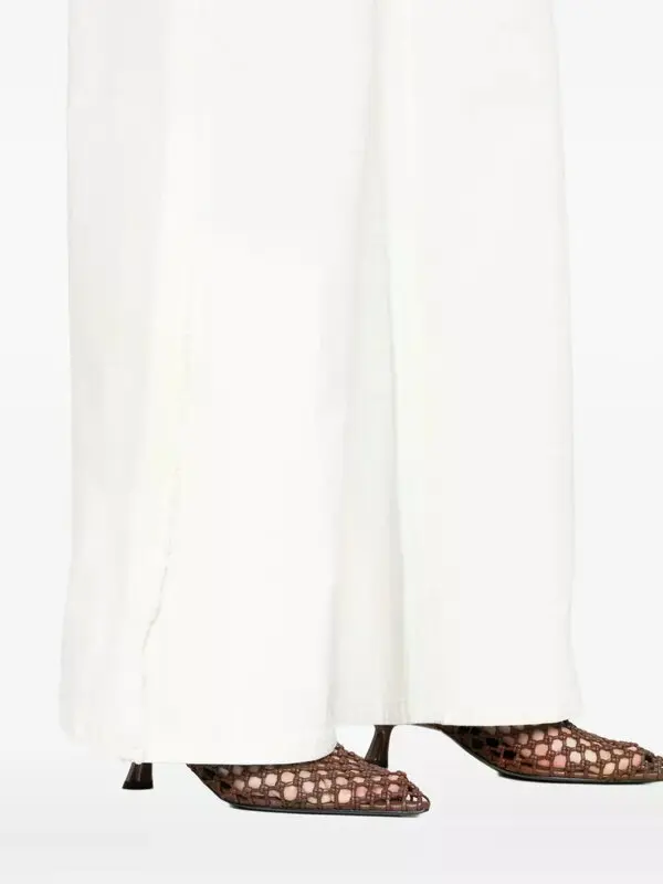OCCLEUS Bianca Wide-leg Cotton Trousers