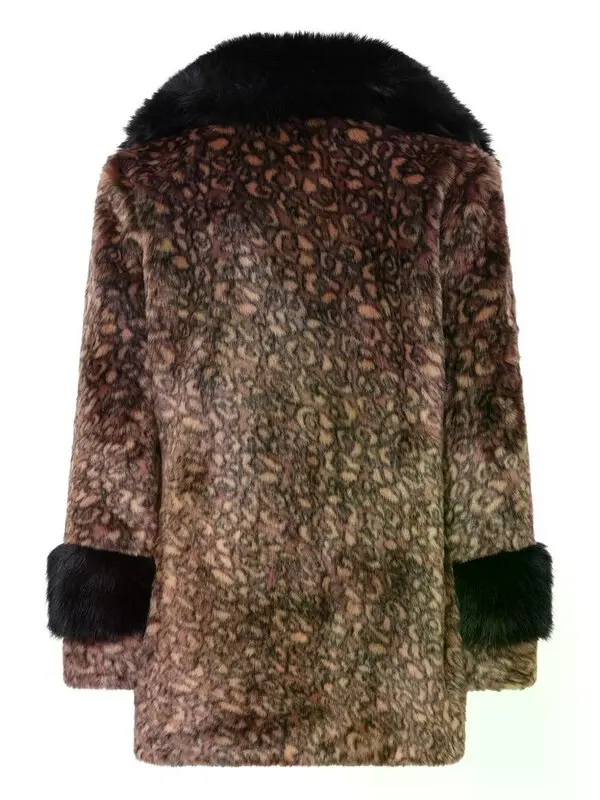 UNREAL FUR Planet Earth Faux Fur Coat