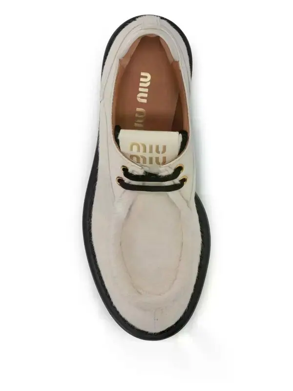 Miu Miu Platform Leather Shoes