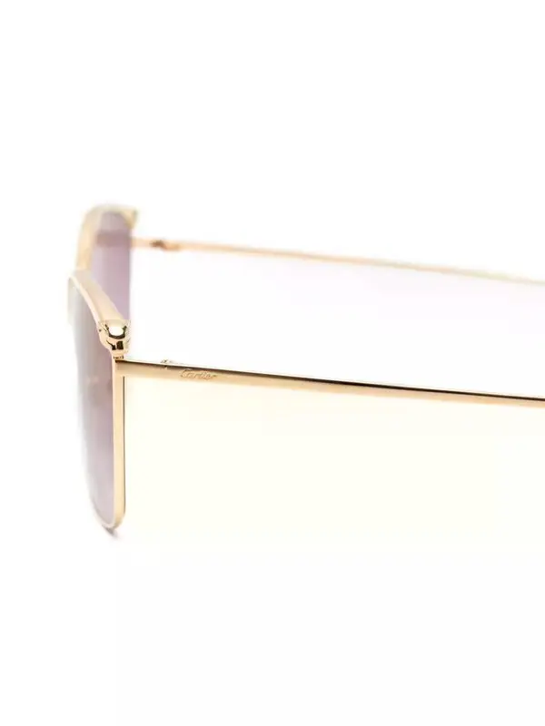 Cartier Tone Cat Eye Sunglasses