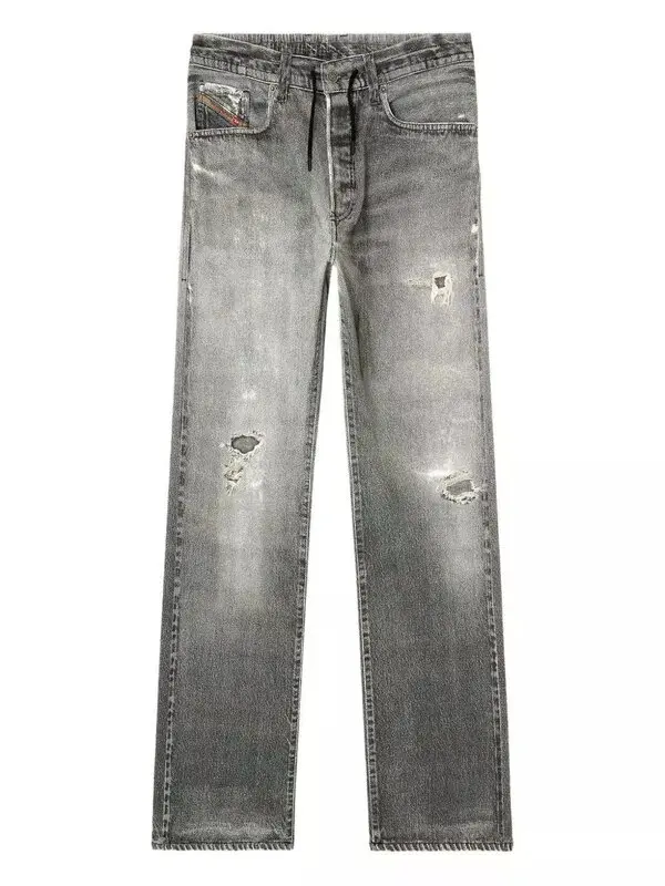 DIESEL® D-reel Jeans With Drawstring Waist - Grey