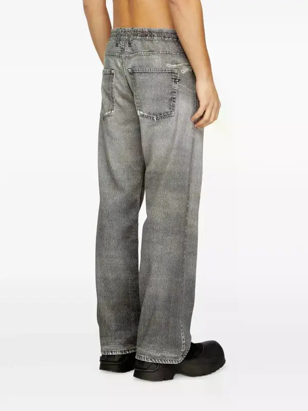 DIESEL® D-reel Jeans With Drawstring Waist - Grey