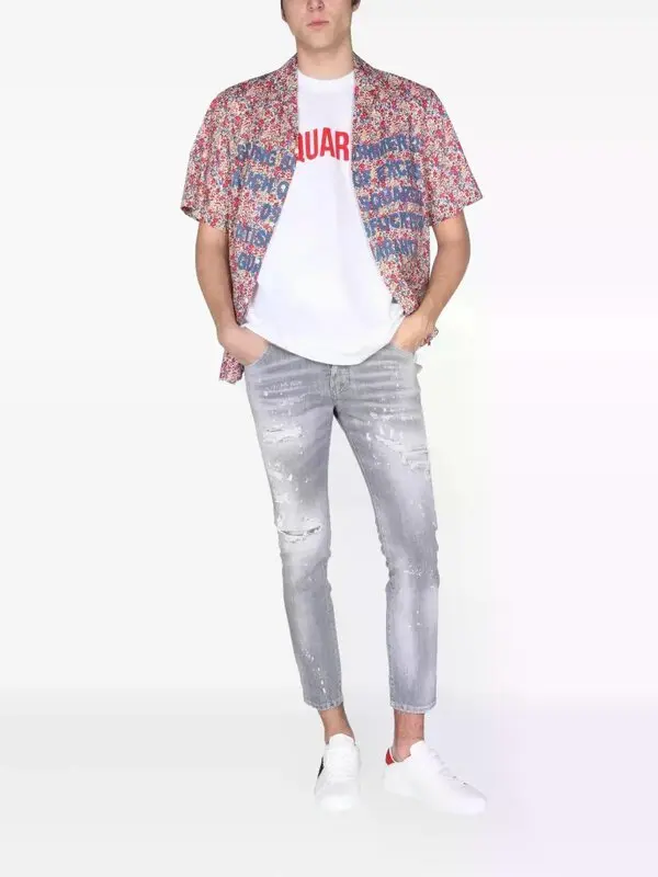 Dsquared2 Floral-print Shirt