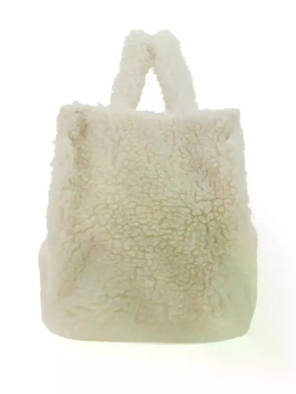 Sunnei Shearling Texture Tote Bag
