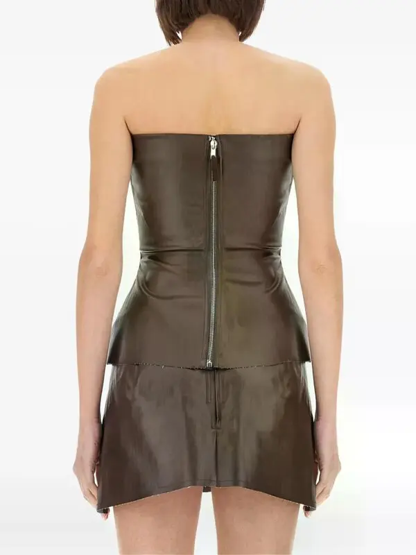 Rick Owens Zip Bustier Top