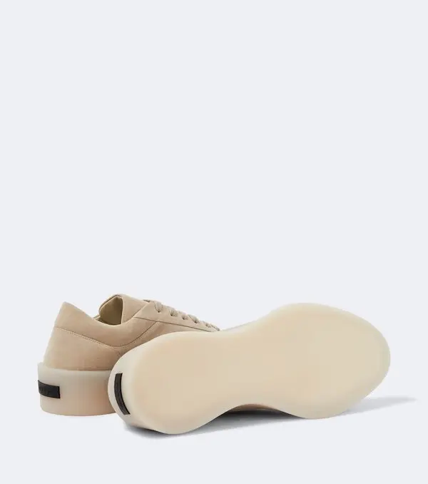 Fear Of God Aerobic Low Suede Sneakers In Oat - Beige
