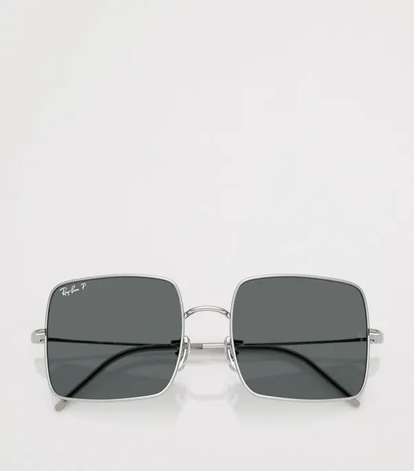 Ray-ban 1971 Reverse Square Frame Sunglasses - Silver