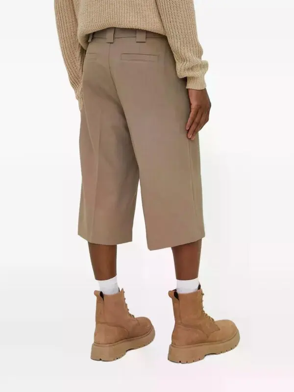 WON HUNDRED Belt-loop Cropped Trousers