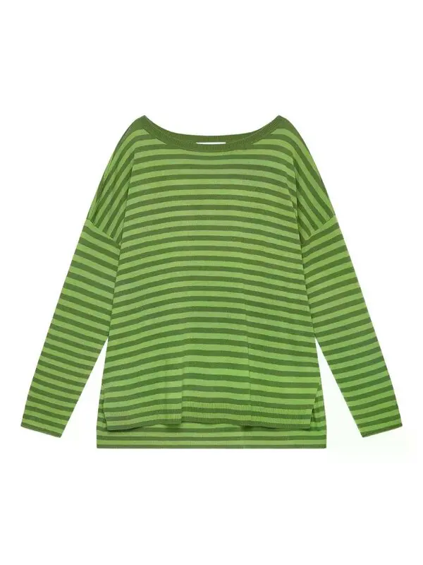 Malìparmi Striped Boat-neck Sweater