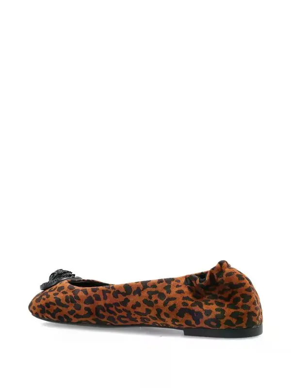 Kurt Geiger Chelsea Leopard-print Ballet Flats