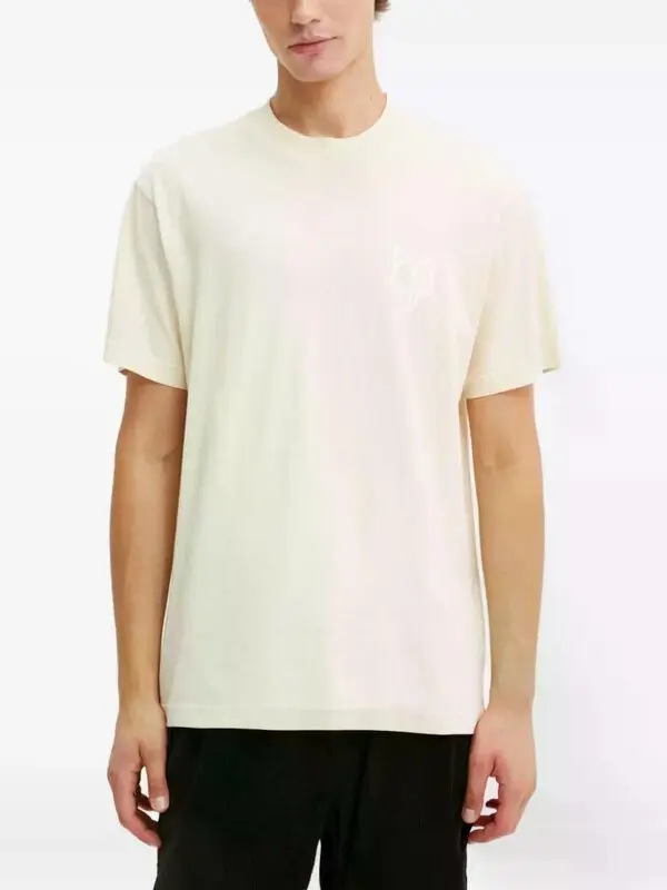 NAKED WOLFE Logo-print T-shirt - Neutrals