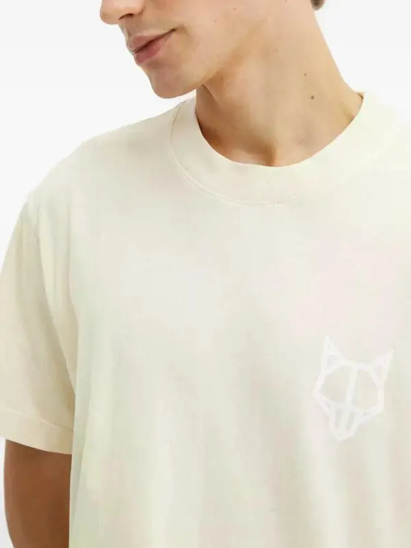 NAKED WOLFE Logo-print T-shirt - Neutrals