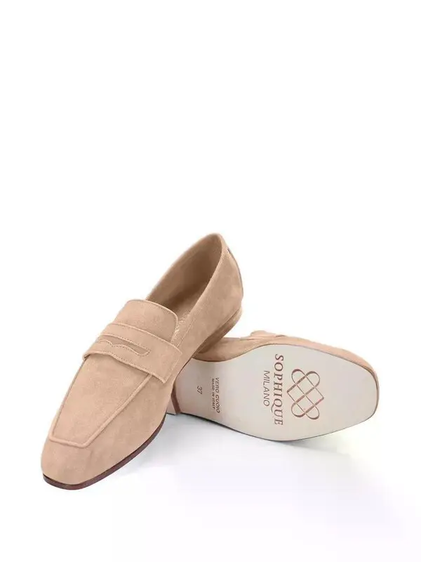 SOPHIQUE Essenziale Suede Loafers - Neutrals