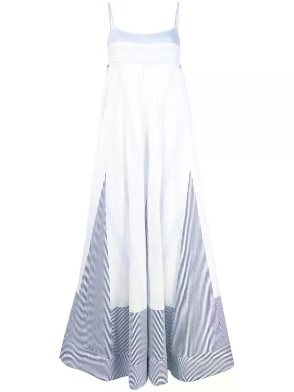 Simkhai Dixie Multi-stripe Maxi Dress - Blue