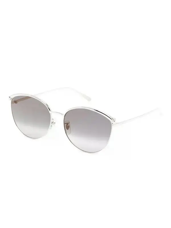 Cartier Oval Frame Sunglasses - Silver