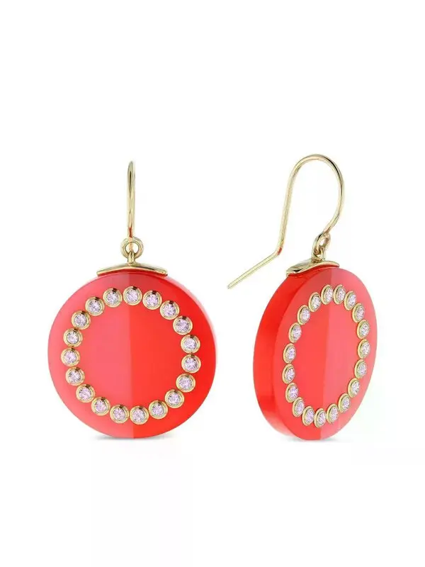 Mark Davis 18k Yellow Sapphire Earrings - Gold