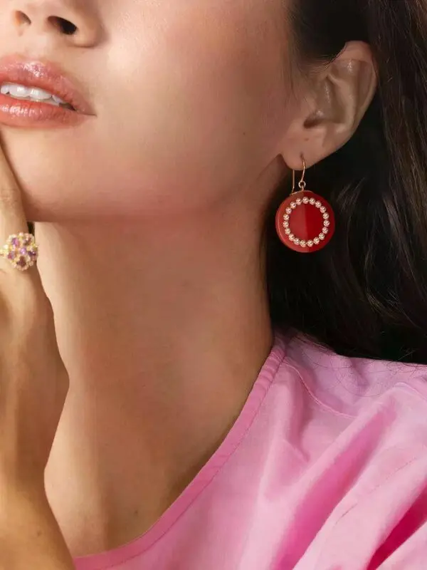 Mark Davis 18k Yellow Sapphire Earrings - Gold