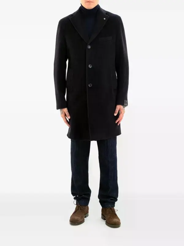 Tagliatore Wool Coat - Blue