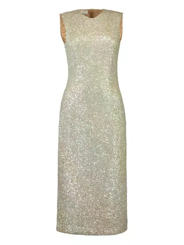 Michael Kors Sequin Sheath Midi Dress