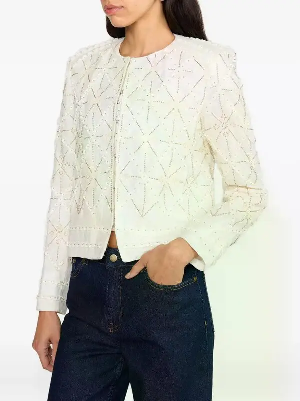 CHRISTY LYNN Jessie Beaded Geometric Jacket