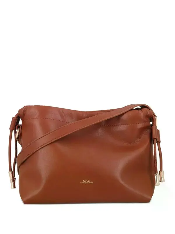 A.p.c. Drawstring Tote Bag - Brown