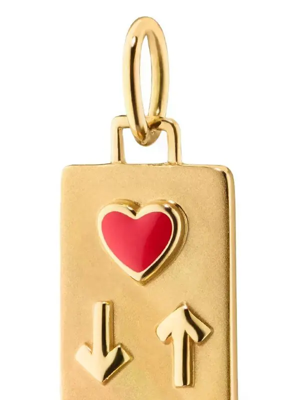 Monica Rich Kosann 18k Yellow 'love You To The Moon And Back' Diamond Charm - Gold