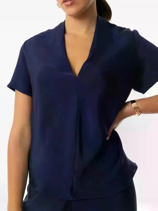 PETER COHEN V-neck Short-sleeve Top