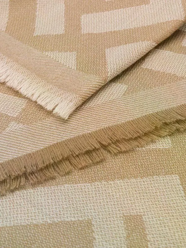 Fendi Patterned Ff Logo Shawl