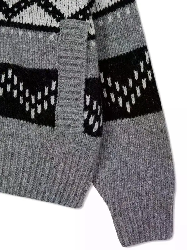 STUDIO TOMBOY Fair Isle Knit Cardigan